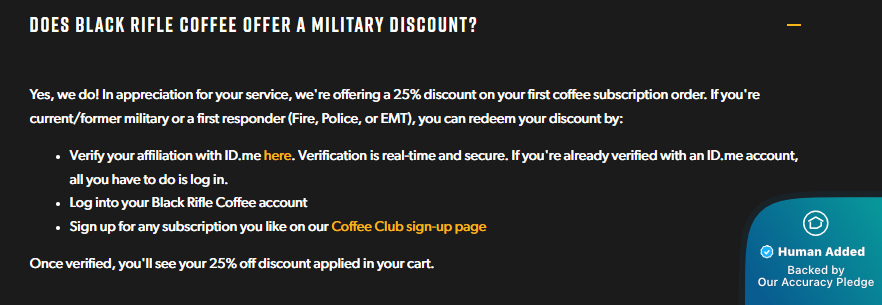 20% Off + Black Rifle Coffee Coupons & Promo Codes