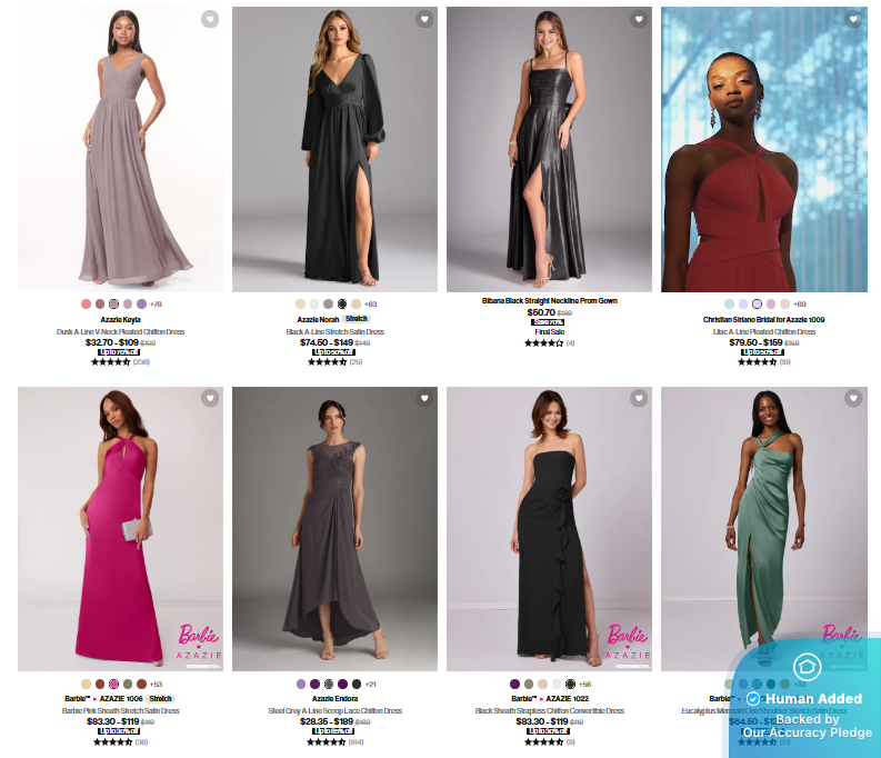 20 Azazie Coupons & Promo Codes for September 2025