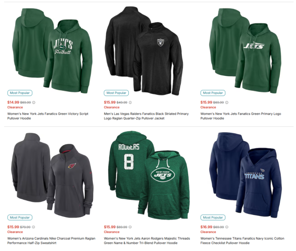 30% Off + NFL Shop Coupons & Promo Codes – October 2025