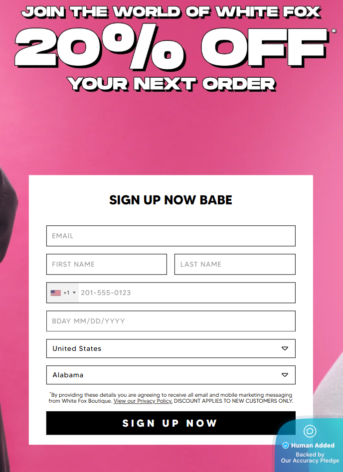 15% Off + White Fox Coupons & Discount Codes – Oct 2025