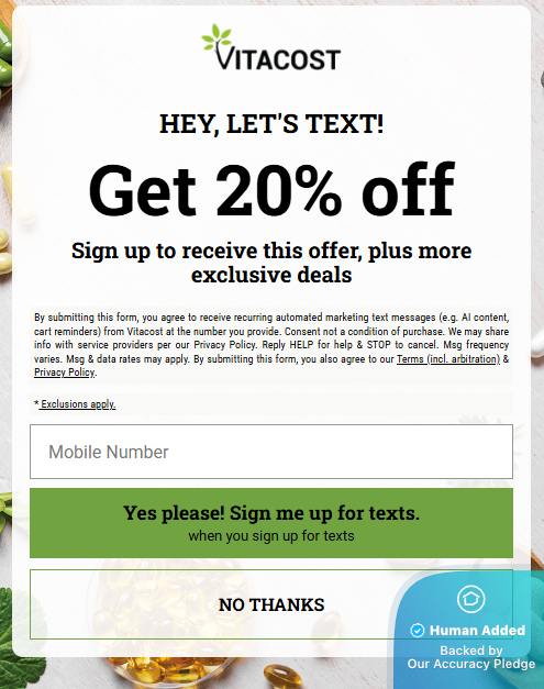 20% Off + Vitacost Coupons & Promo Codes – October 2025