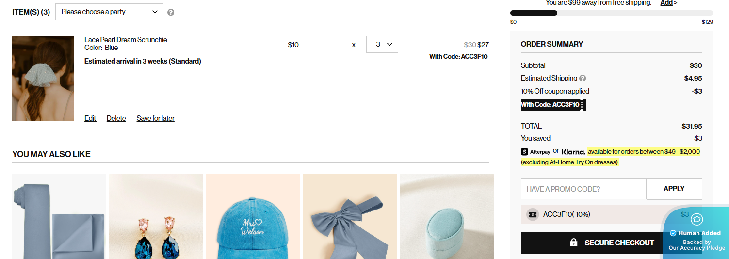 19 Azazie Coupons & Promo Codes for October 2025