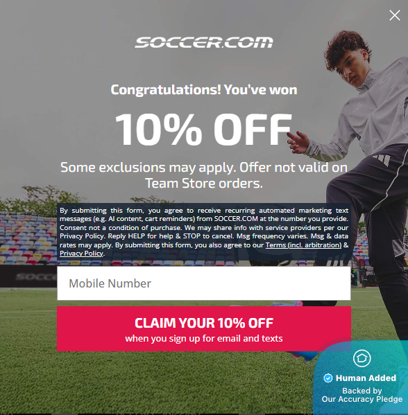30 Soccer.com Coupons & Promo Codes for October 2025