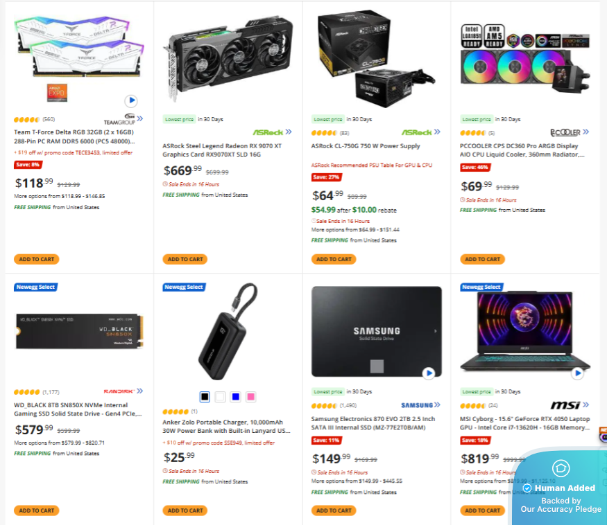 Newegg Verified Promo Codes - Slash up to 5% Off (Oct)