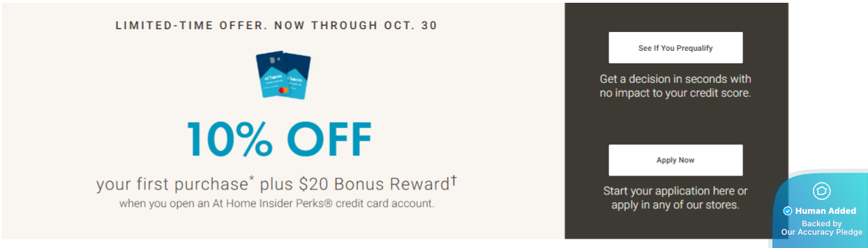 At Home Coupons - Up to 15% Off (No Codes Needed)