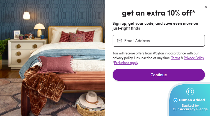Wayfair Coupons - Up to 10% Off (No Codes Needed)