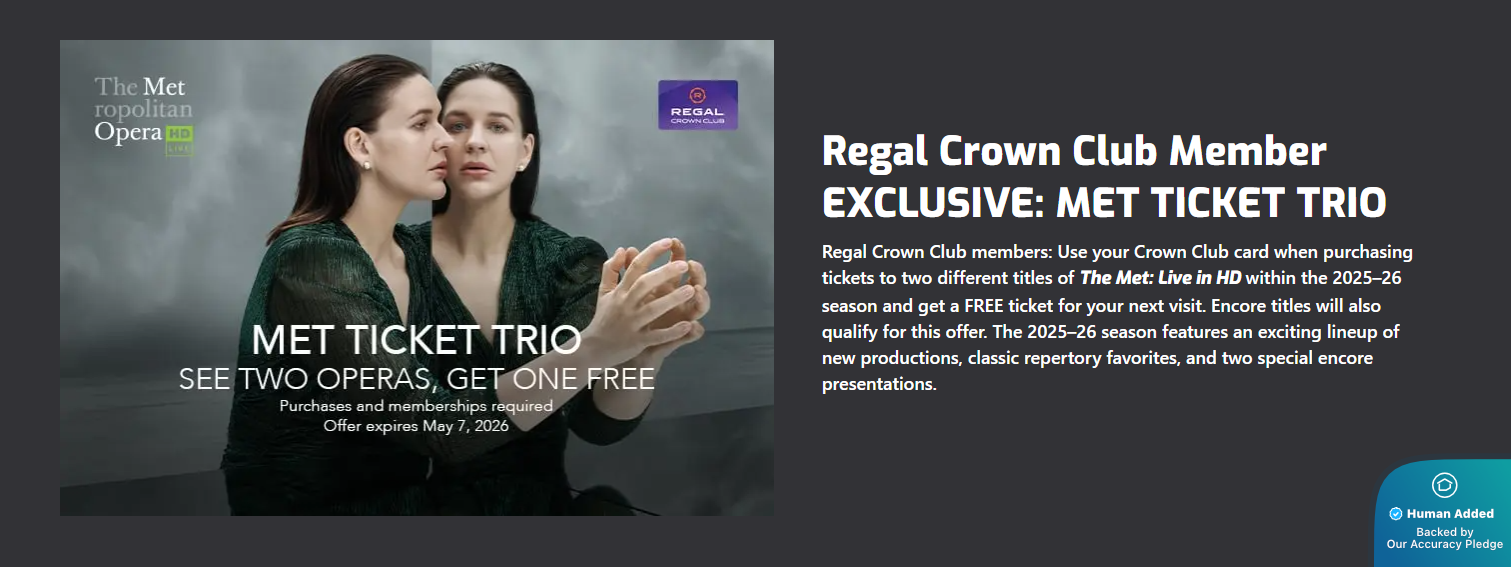 Regal Cinemas Coupons - Up to 15% Off (No Codes Needed)