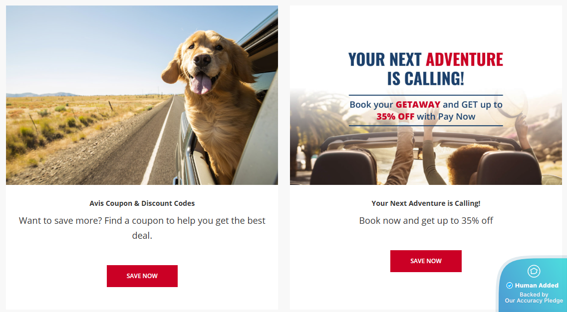 Avis Car Rental - Coupons & Discount Code for Nov 2025