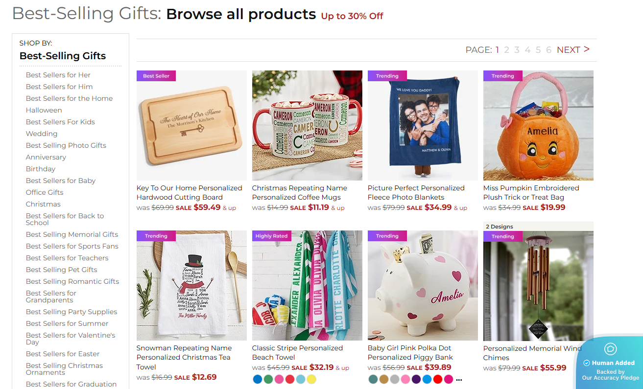 25% Off + Personalization Mall Coupons & Promo Codes