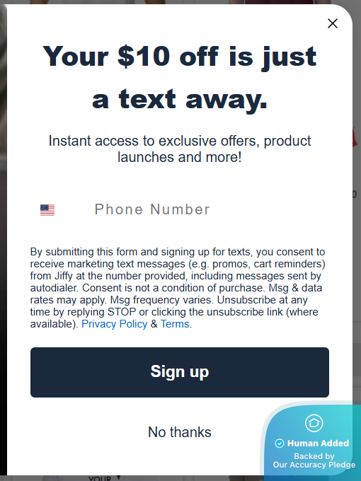 Jiffy - Verified Coupons + Promo Code for November 2025