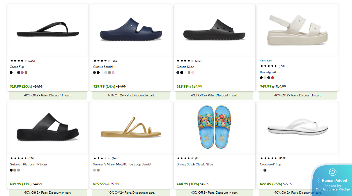 25% Off + Crocs Coupons & Promo Codes – October 2025
