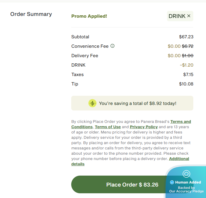 Panera Bread Verified Promo Codes - Slash up to 15% Off