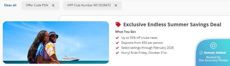 7 Carnival Cruise Coupons & Promo Codes for October 25