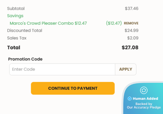 30% Off + Marco's Pizza Coupons & Promo Codes – Nov 25