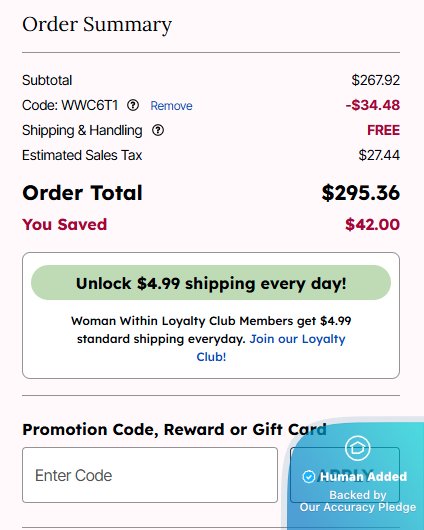 $50 Off + Woman Within Coupons & Promo Codes – Oct 2025