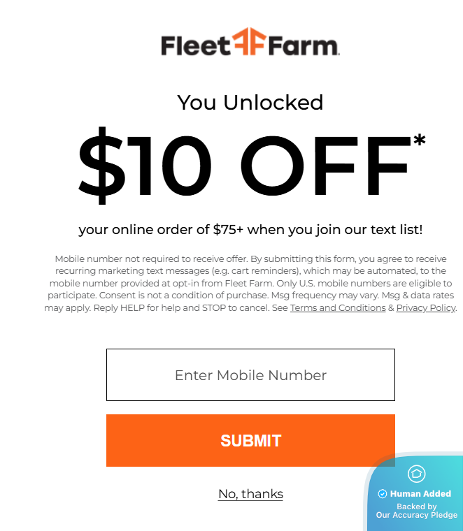 $10 Off + Fleet Farm Coupons & Promo Codes – October 25