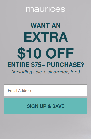 15% Off + Maurices Coupons & Promo Codes – November 25