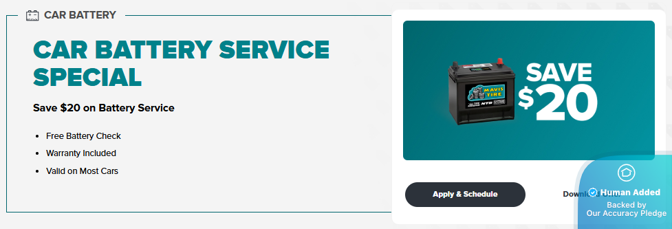 Mavis $20 Off Deals – Save Now (No Codes Needed)