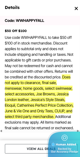 $50 Off + Woman Within Coupons & Promo Codes – Oct 2025