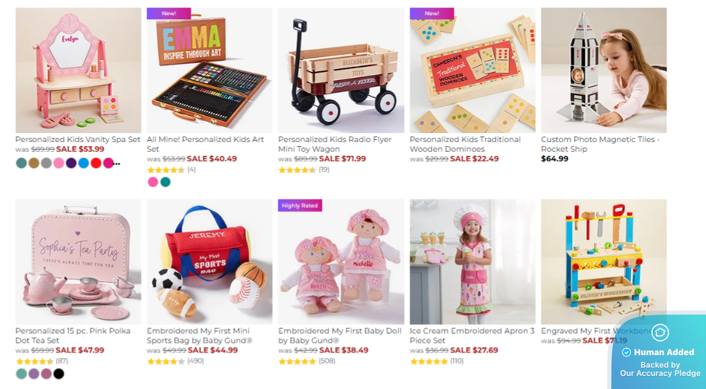 25% Off + Personalization Mall Coupons & Promo Codes