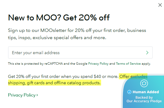 20% Off + Moo Coupons & Promo Codes – November 2025