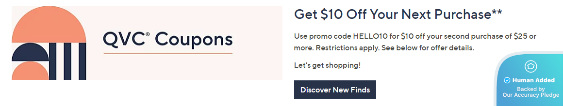 $25 Off + QVC Coupons & Promo Codes – November 2025