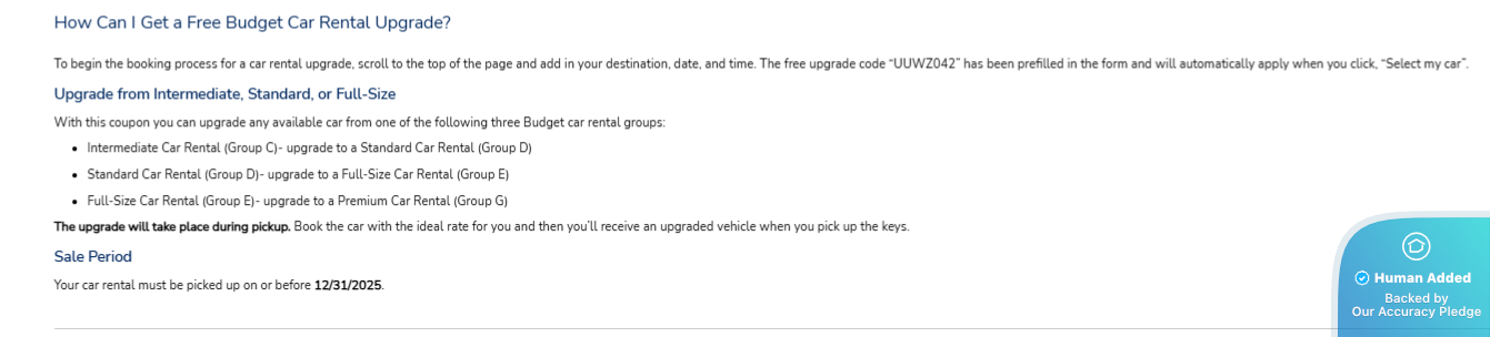 15 Budget Car Rental Coupons & Discount Codes for Nov