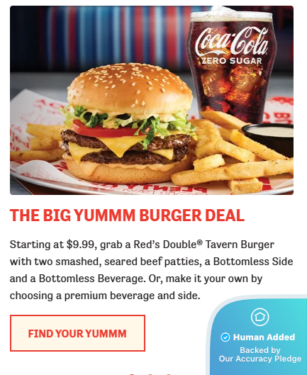 Red Robin Verified Promo Codes - Take up to 15% Off