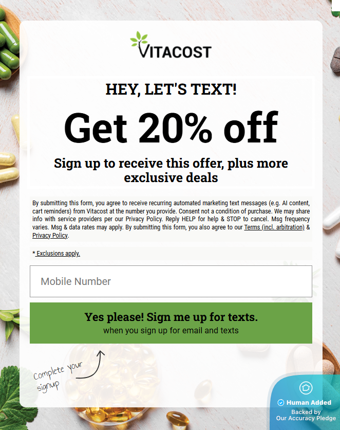 20% Off + Vitacost Coupons & Promo Codes – December 25