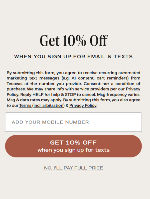 15% Off + Tecovas Coupons & Discount Codes – Dec 2025