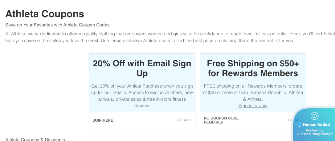 24 Athleta Coupons & Promo Codes for December 2025