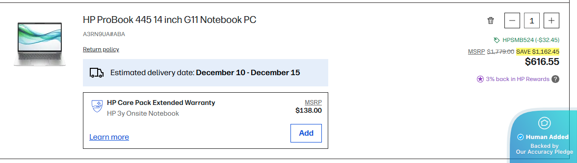 Save up to 10% with HP Promo Codes in December 2025