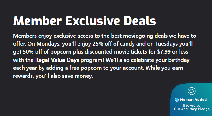 Regal Cinemas Coupons - Up to 15% Off (No Codes Needed)