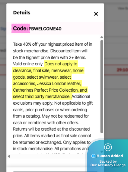 40 Woman Within Coupons & Promo Codes for December 2025