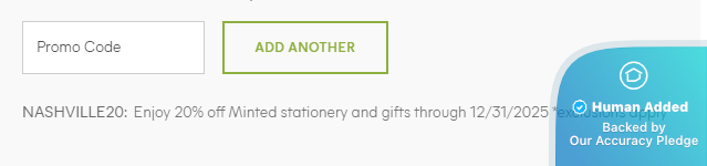 20% Off + Minted Coupons & Promo Codes – December 2025