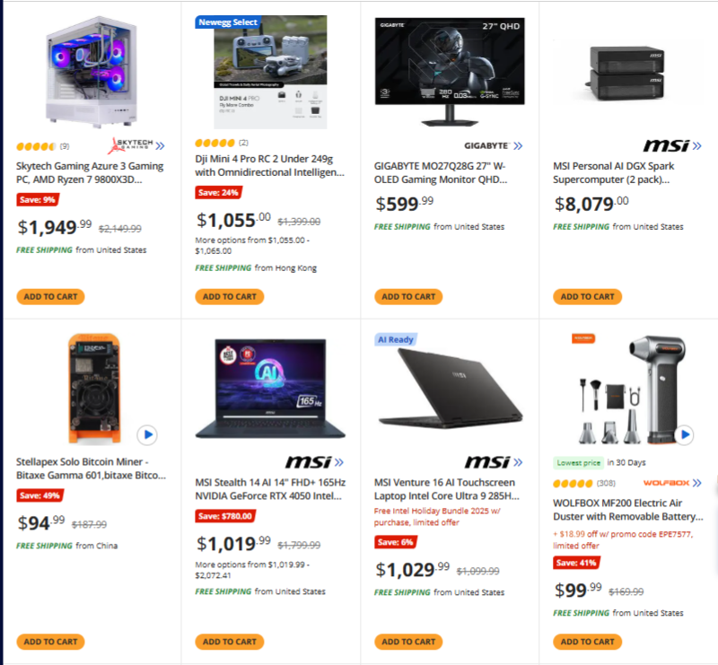 43 Newegg Coupons & Promo Codes for December 2025