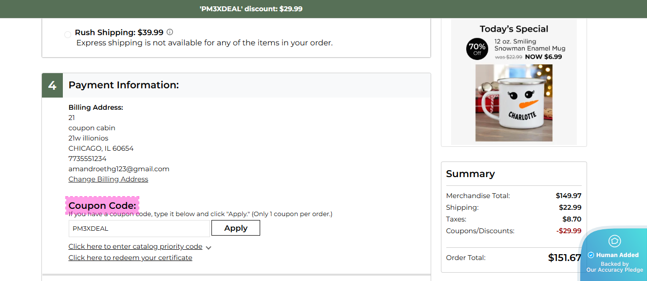 25% Off + Personalization Mall Coupons & Promo Codes