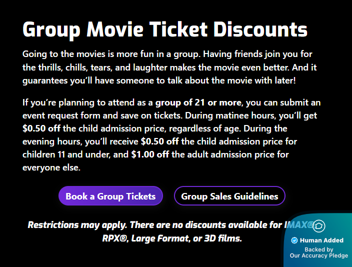 Regal Cinemas Coupons - Up to 15% Off (No Codes Needed)