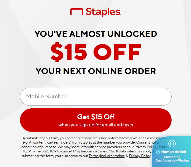 21 Staples Coupons & Promo Codes for December 2025