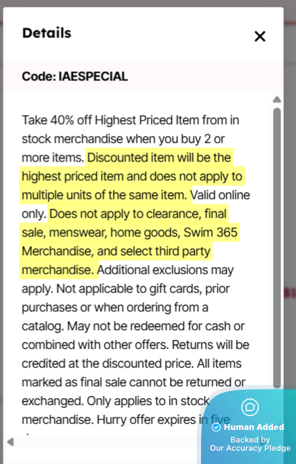 40 Woman Within Coupons & Promo Codes for December 2025