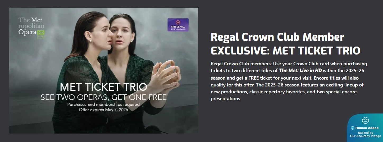 Regal Cinemas Coupons - Up to 15% Off (No Codes Needed)
