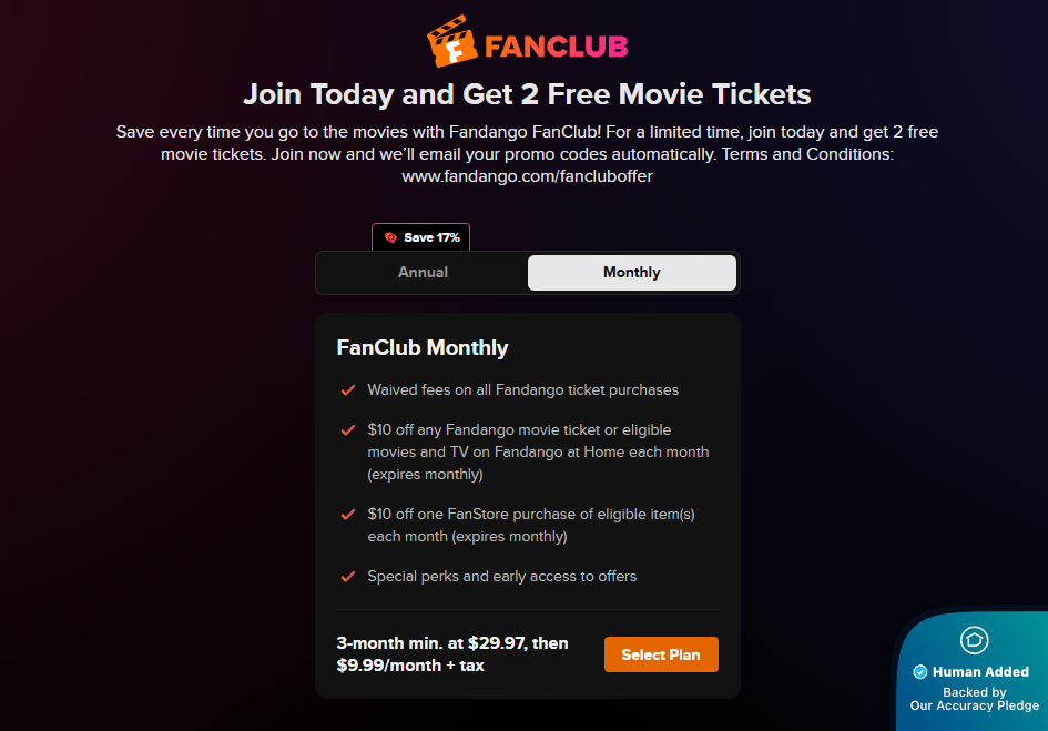 13 Fandango Coupons & Promo Codes for December 2025