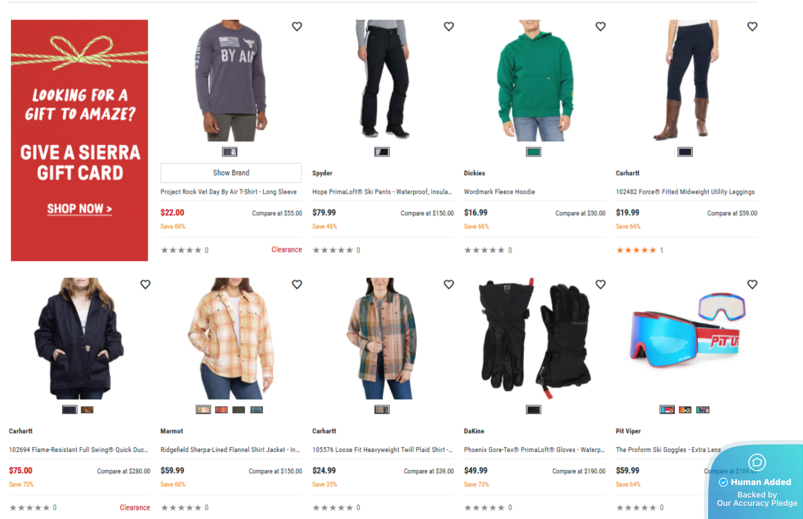 21 Sierra Coupons & Promo Codes for December 2025