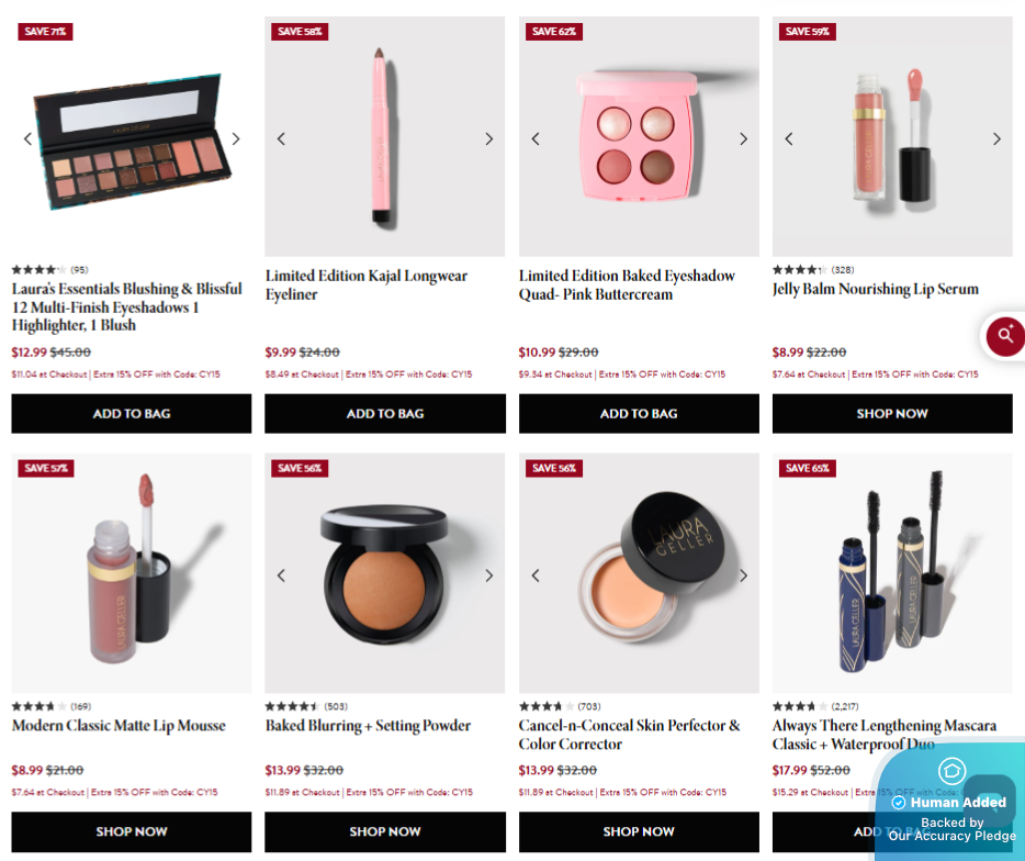 20% Off + Laura Geller Coupons & Promo Codes – Dec 2025