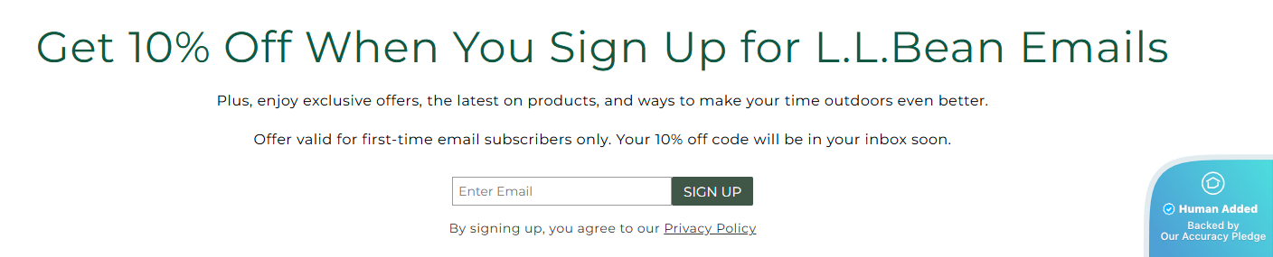 L.L.Bean Coupons - Up to 10% Off (No Codes Needed)