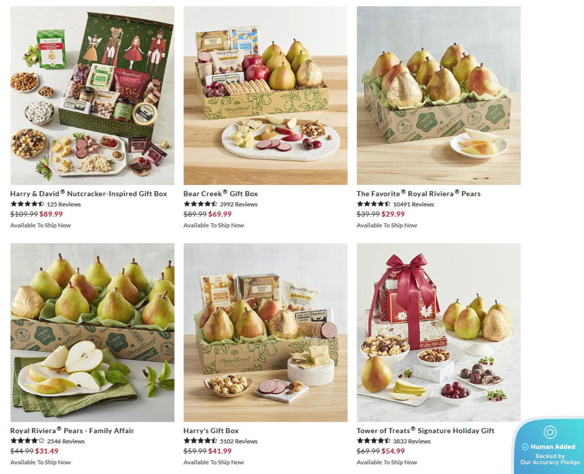 33% Off + Harry & David Coupons & Promo Codes – Dec 25