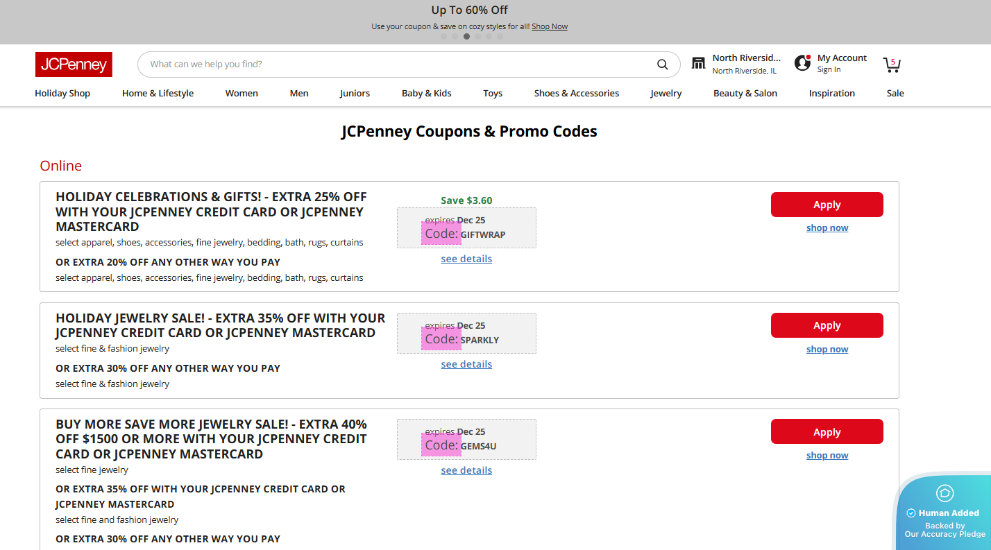30% Off + JCPenney Coupons & Promo Codes – December 25
