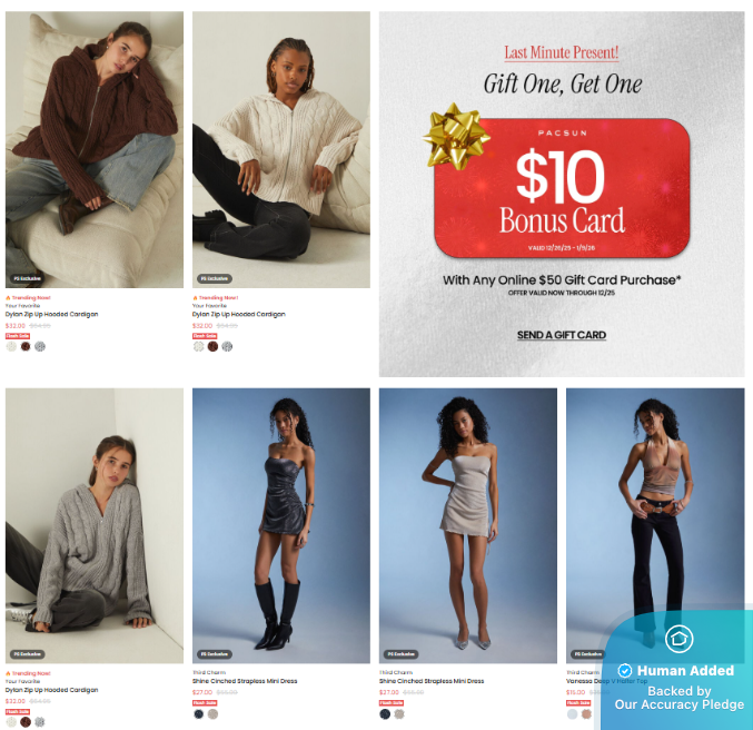 PacSun - Verified Coupons + Promo Code for January 2026