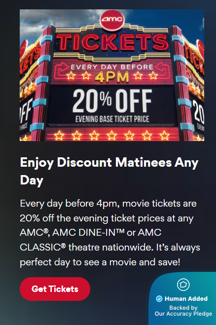 AMC $ Off Deals – Save Now (No Codes Needed in Dec 25)