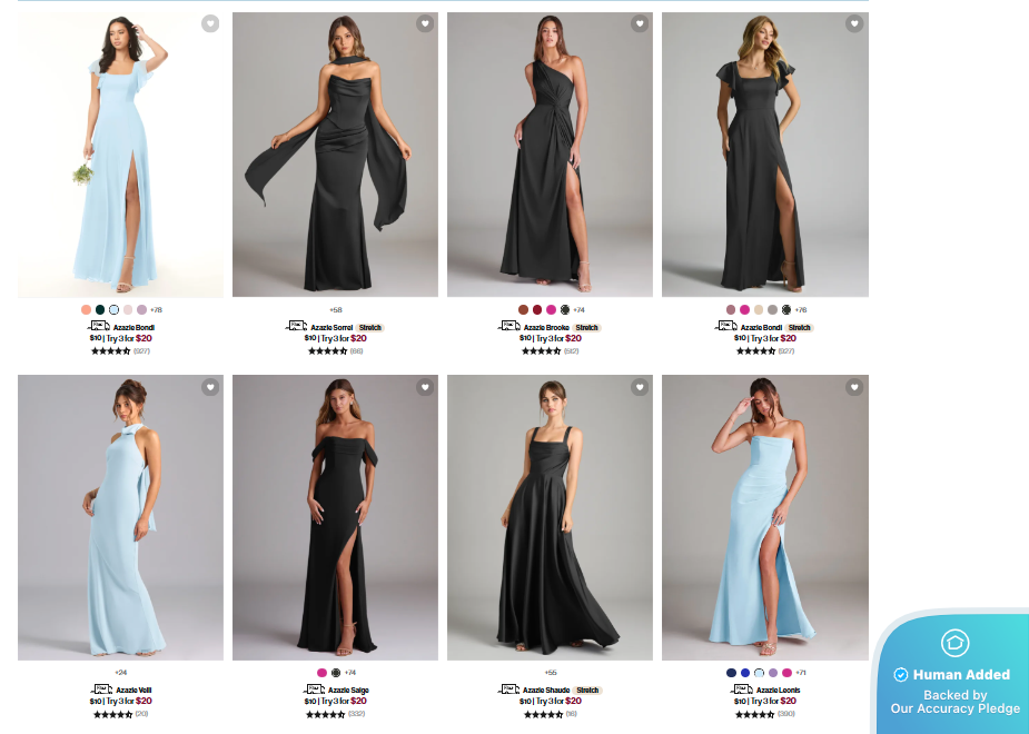 15 Azazie Coupons & Promo Codes for January 2026